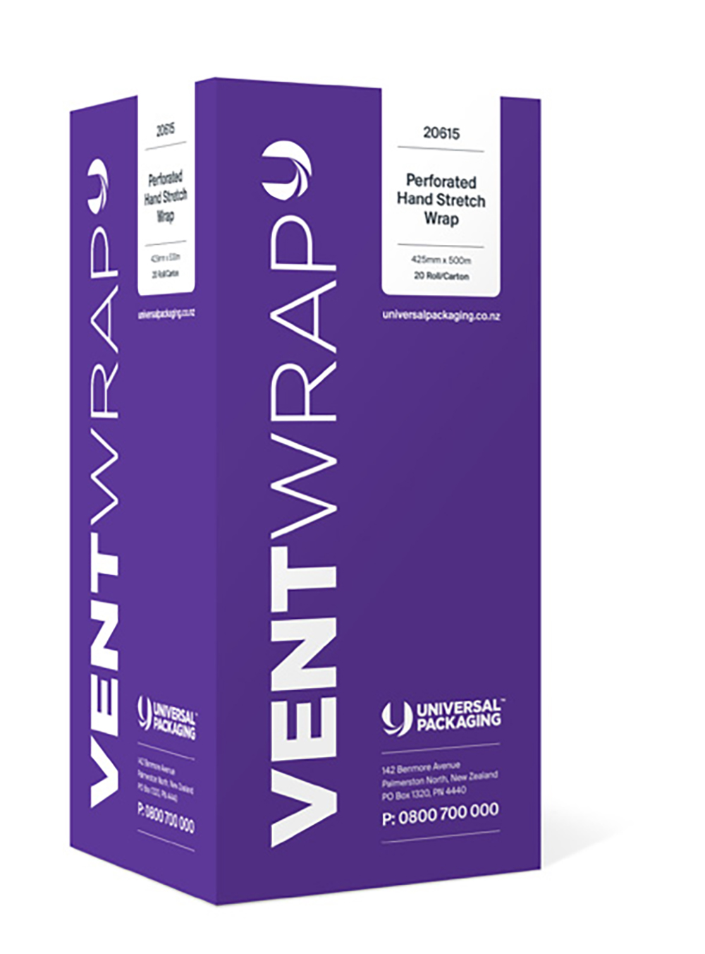 VentWrap - Perforated Stretch Wrap for Pallets - Universal Packaging NZ