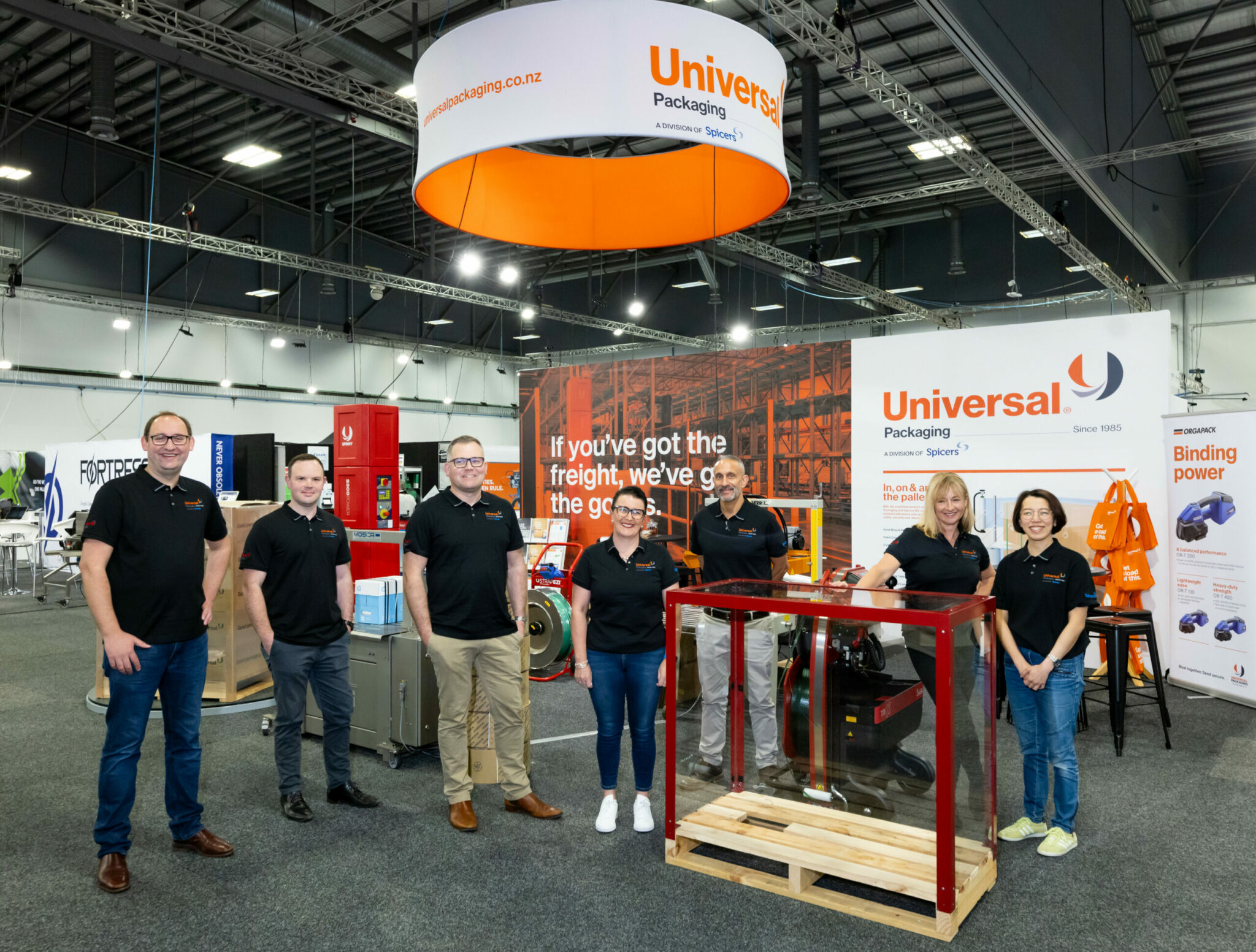 Hitting our straps - Universal Packaging at Foodtech Packtech