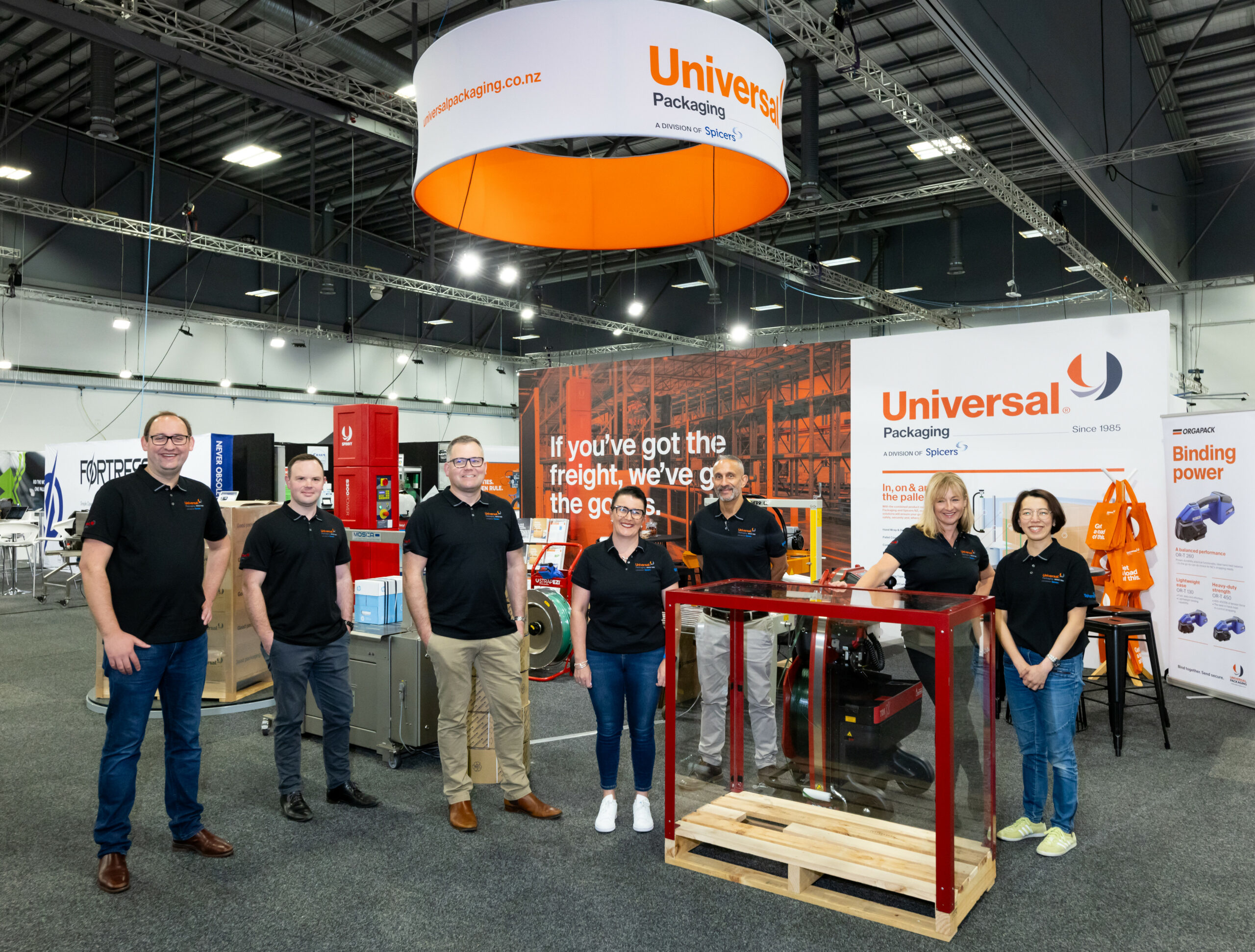 Hitting our straps - Universal Packaging at Foodtech Packtech